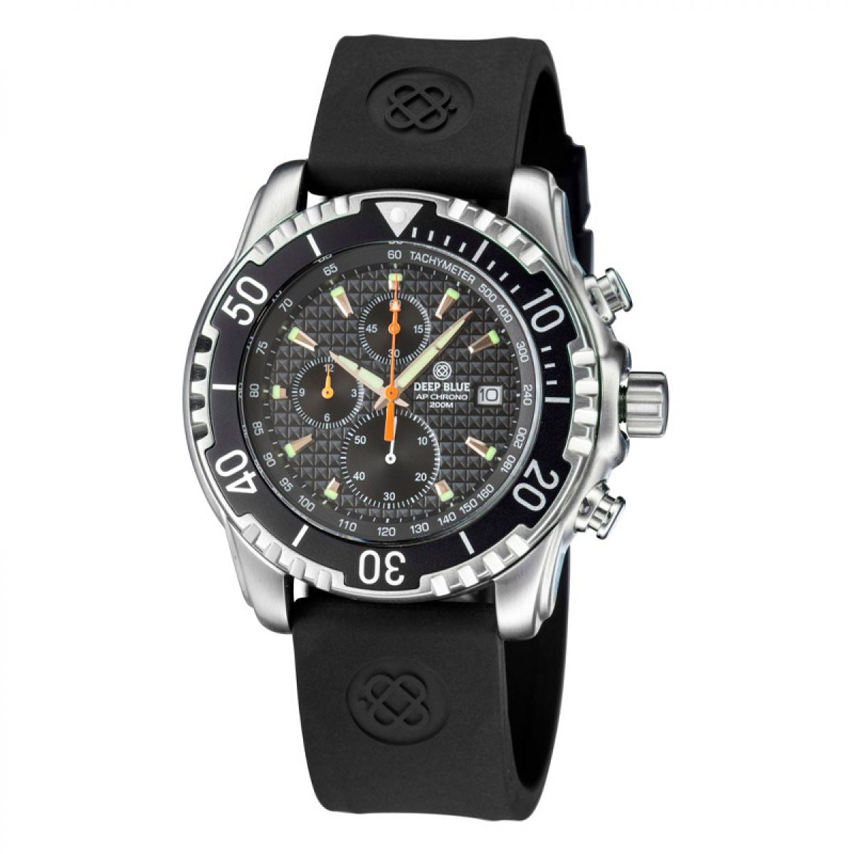 Deep Blue AP Chronograph quartz diver Black – Watch2Day