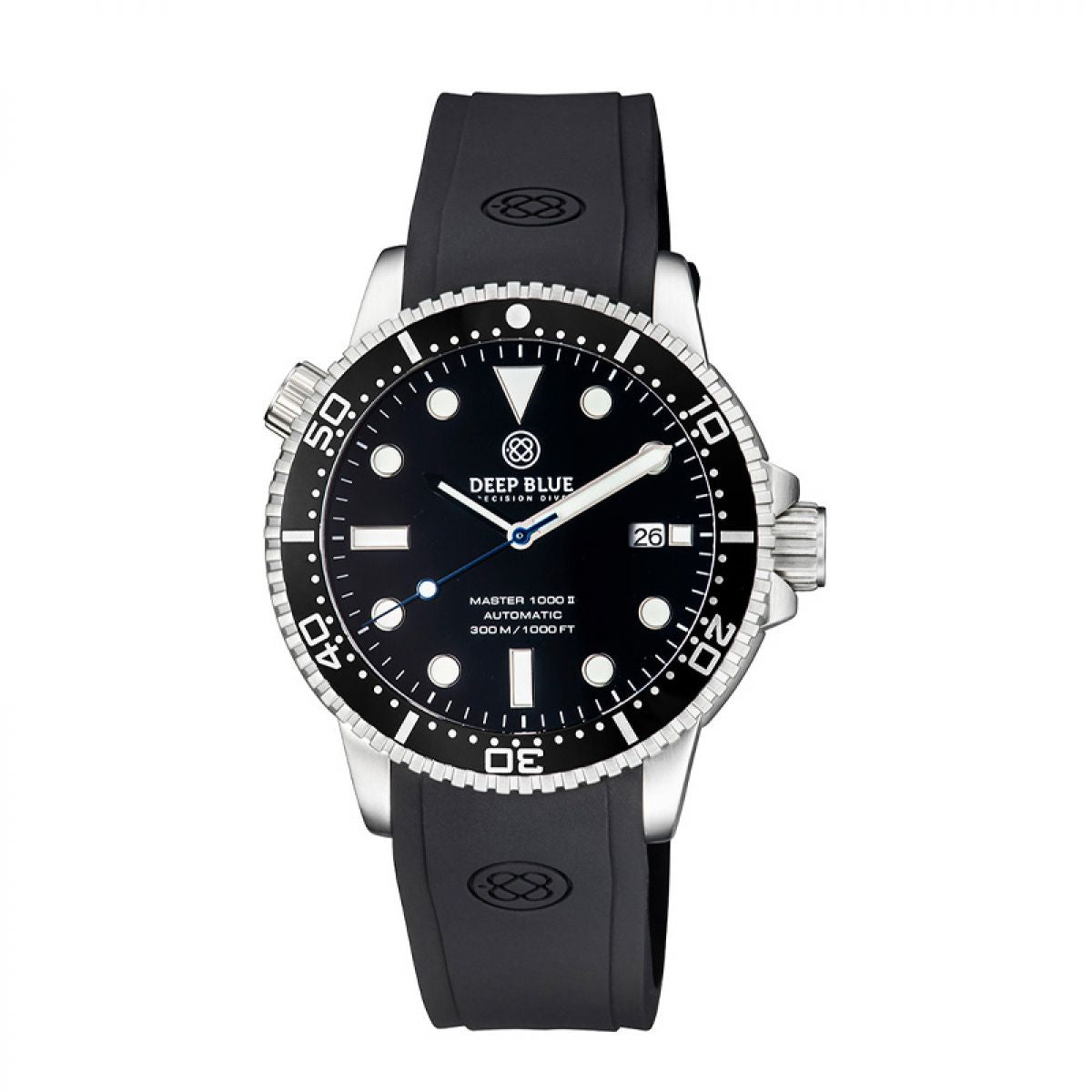 Deep Blue - MASTER 1000 II 44MM AUTOMATIC DIVER MSTR442BLKBLKBLUSEC ...