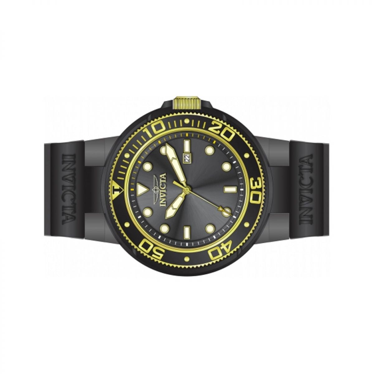 Invicta Pro Diver Men Quartz Black Steel | 32337 – Watch2Day