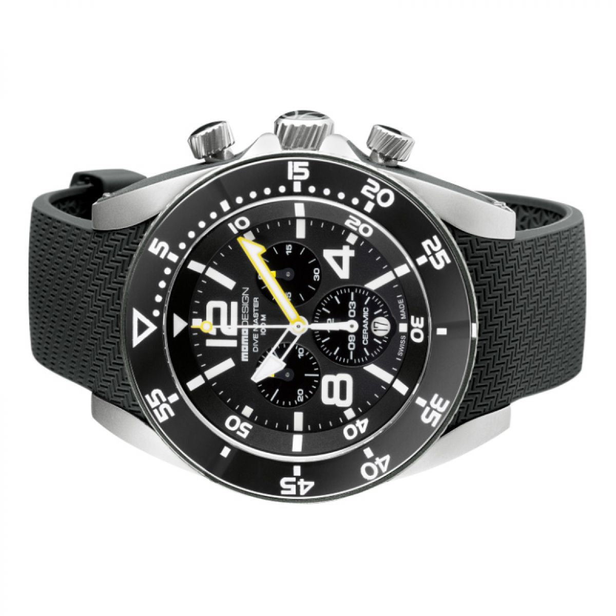 MOMO Design Dive Master MD1281SB-11 Horloge Heren 46 mm 10 ATM – Watch2Day